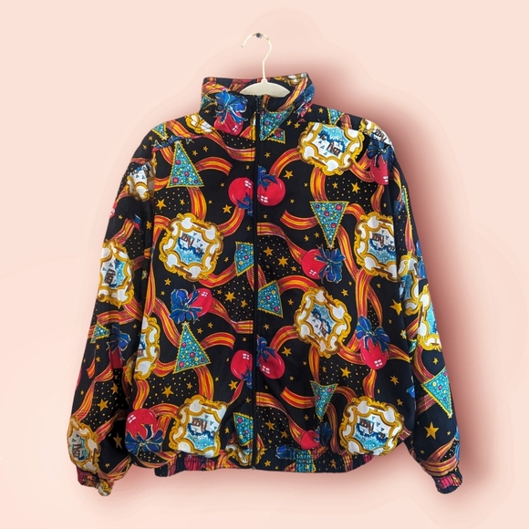 Kloz | Jackets & Coats | Vintage Kloz Festive Christmas Fullzip Quilted ...